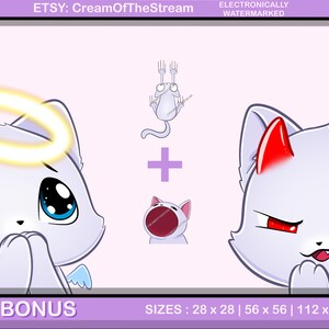 42 CUSTOM CAT Twitch Chibi Emotes - NEW Pet Emotes | Emot Twitch Emote ...