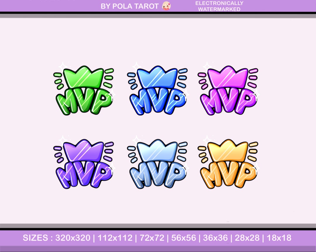 Bit Badges Twitch MVP Emotes and Stickers - Etsy