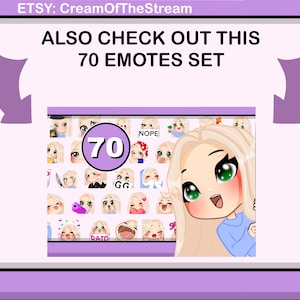 10 Pcs SMOOTH Animated Emotes ( MYA : Light Blond Hair | Emerald Eyes ...