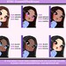 Discord Emote 16pcs ( EMILY : Light Brown Hair | Blue Eyes | Pale Skin ...