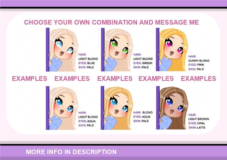 10pcs ANIMATED Emotes for Girls for Twich or Discord Girl - Etsy