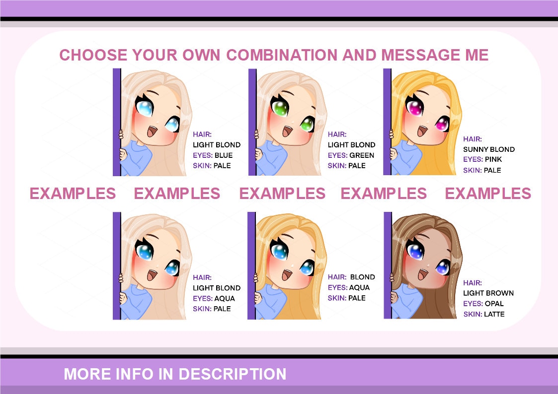 10pcs ANIMATED Emotes for Girls for Twich or Discord Girl - Etsy