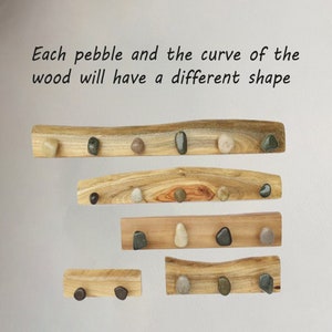 Coat Rack Wall Mount Pebble Art Stone Towel Hooks for Home Decor - Etsy