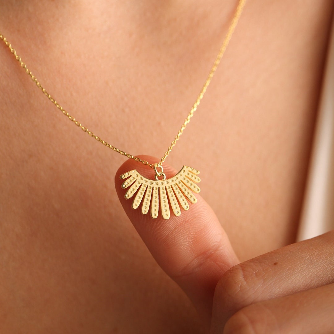 RBG Necklace, Ruth Bader Ginsburg Necklace, Feminist Gift, Empowered ...