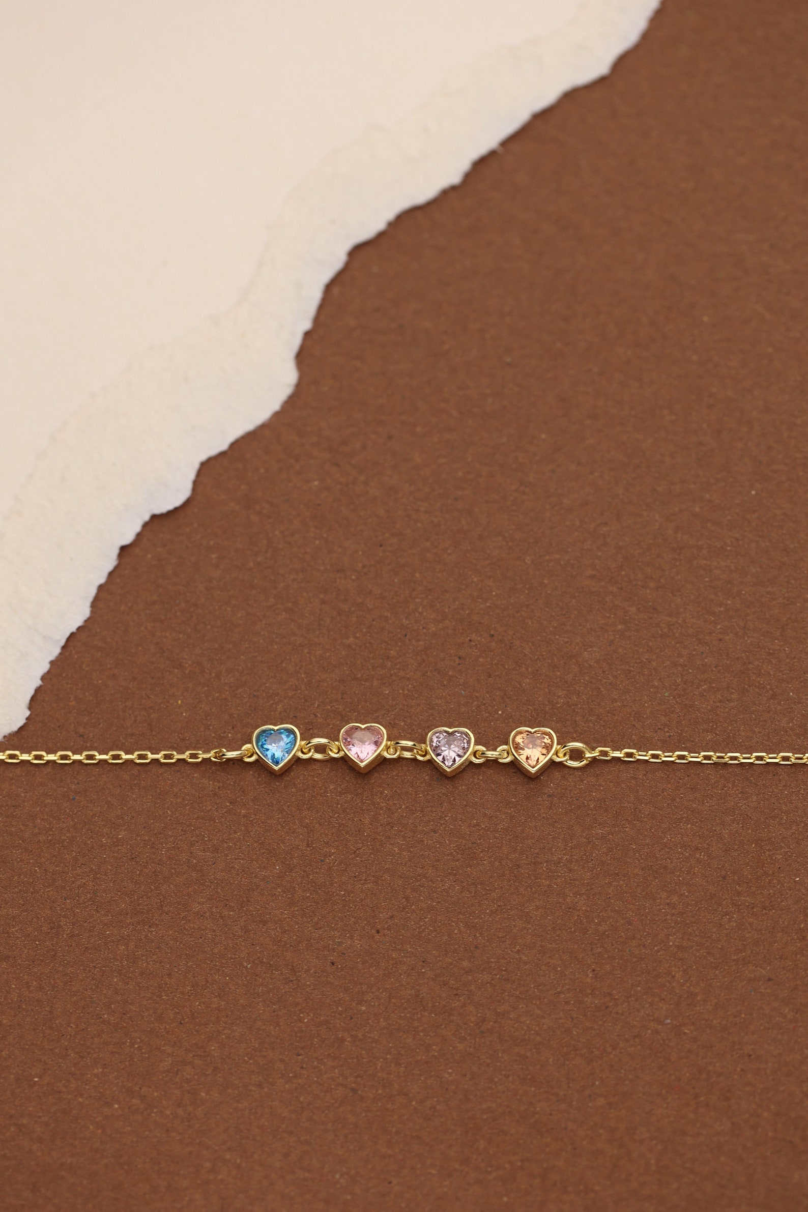 Multi Family Birthstone Bracelet, Multiple Birthstone Bracelet ...