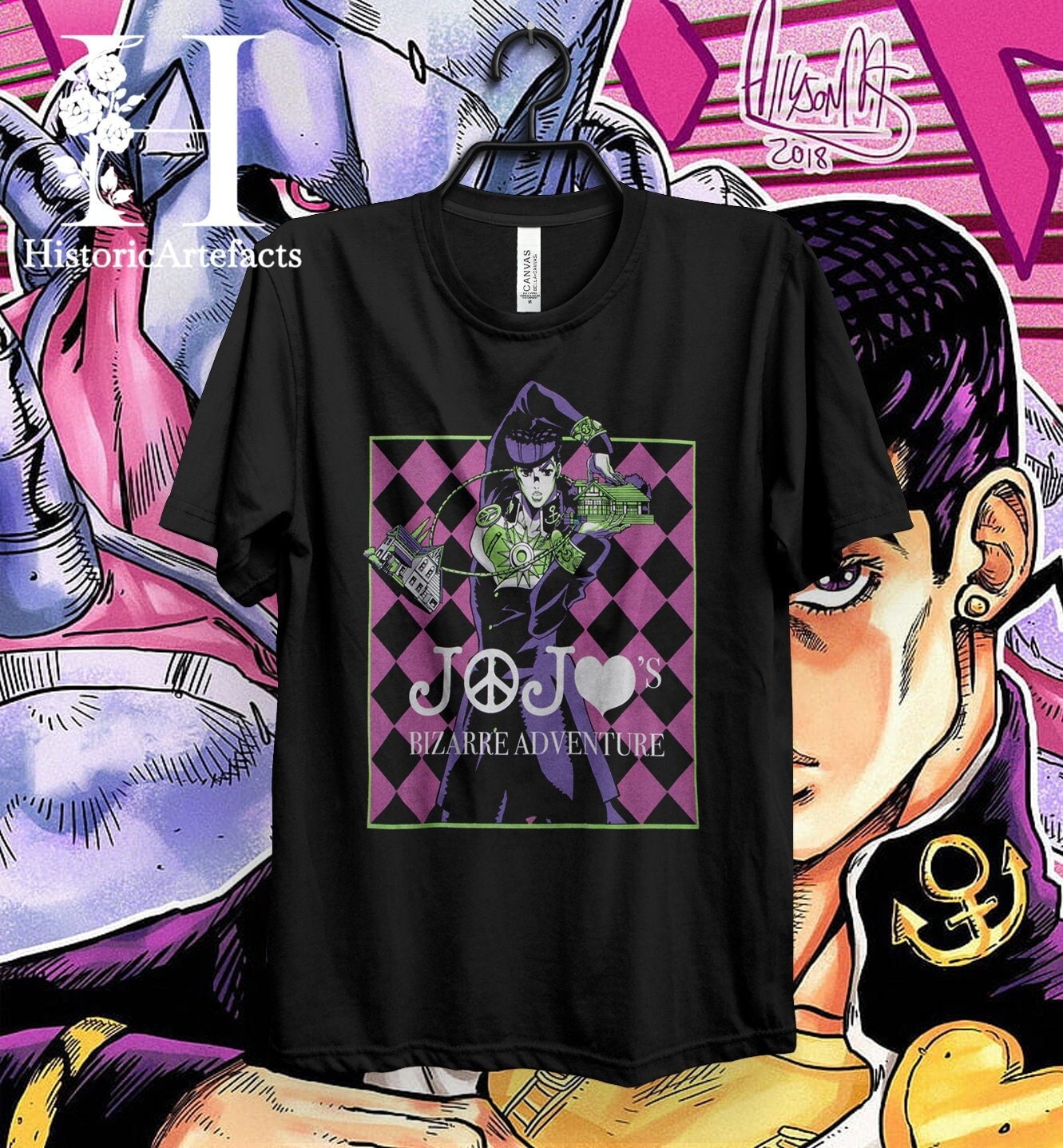 Vintage Josuke Higashikata Jojo's Bizzare Adventure T-Shirt