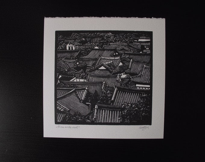 Japanese Woodblock Print, 'rain' Print, Artwork, Printmaking, Prussian ...