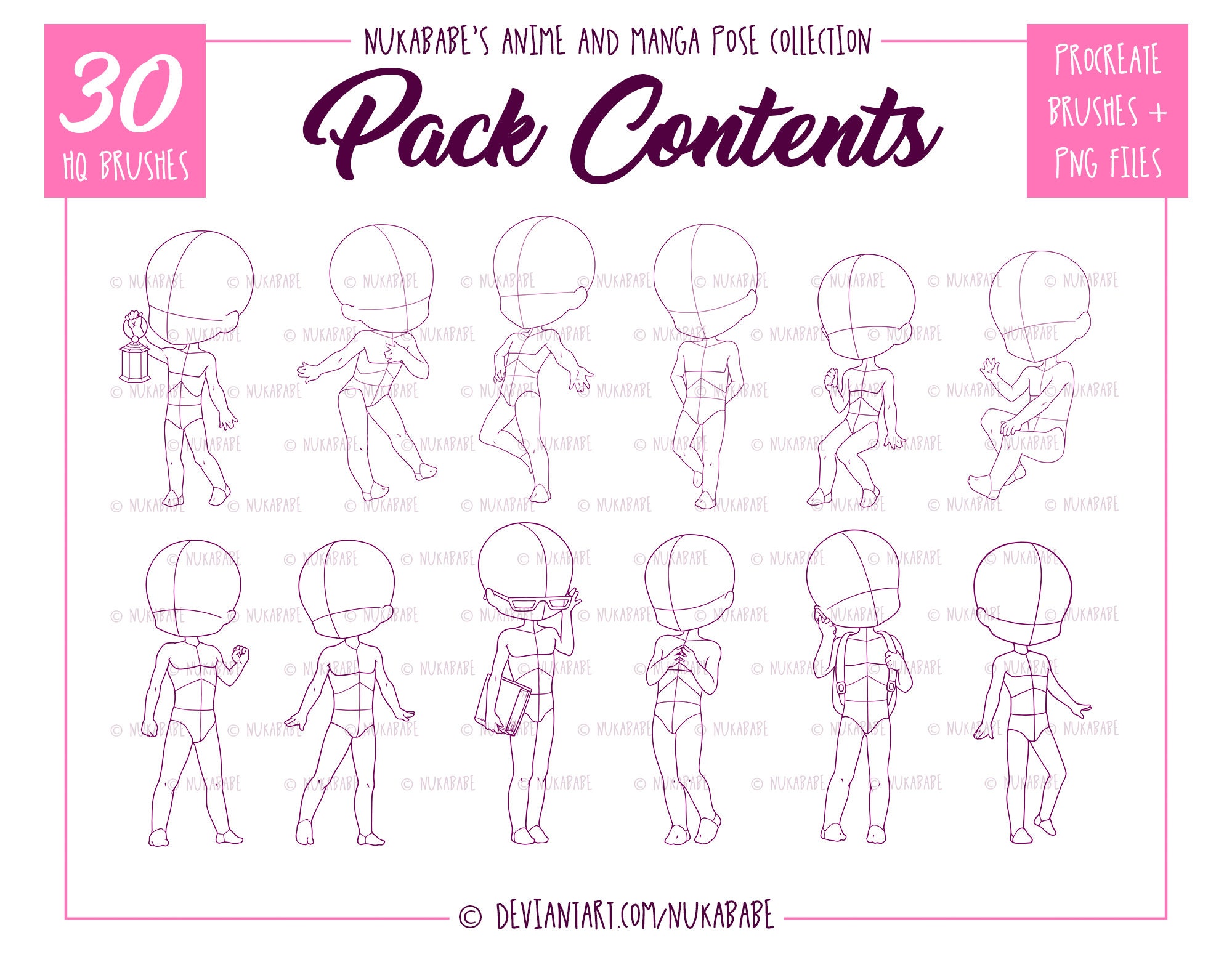 Chibi body poses store