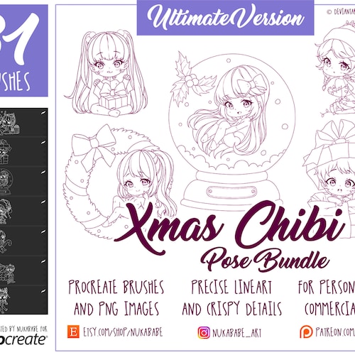 Anime Chibi Body Outline