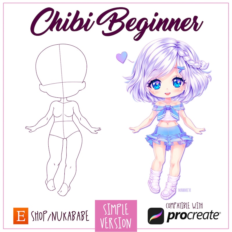 Chibi Pose Reference - Etsy