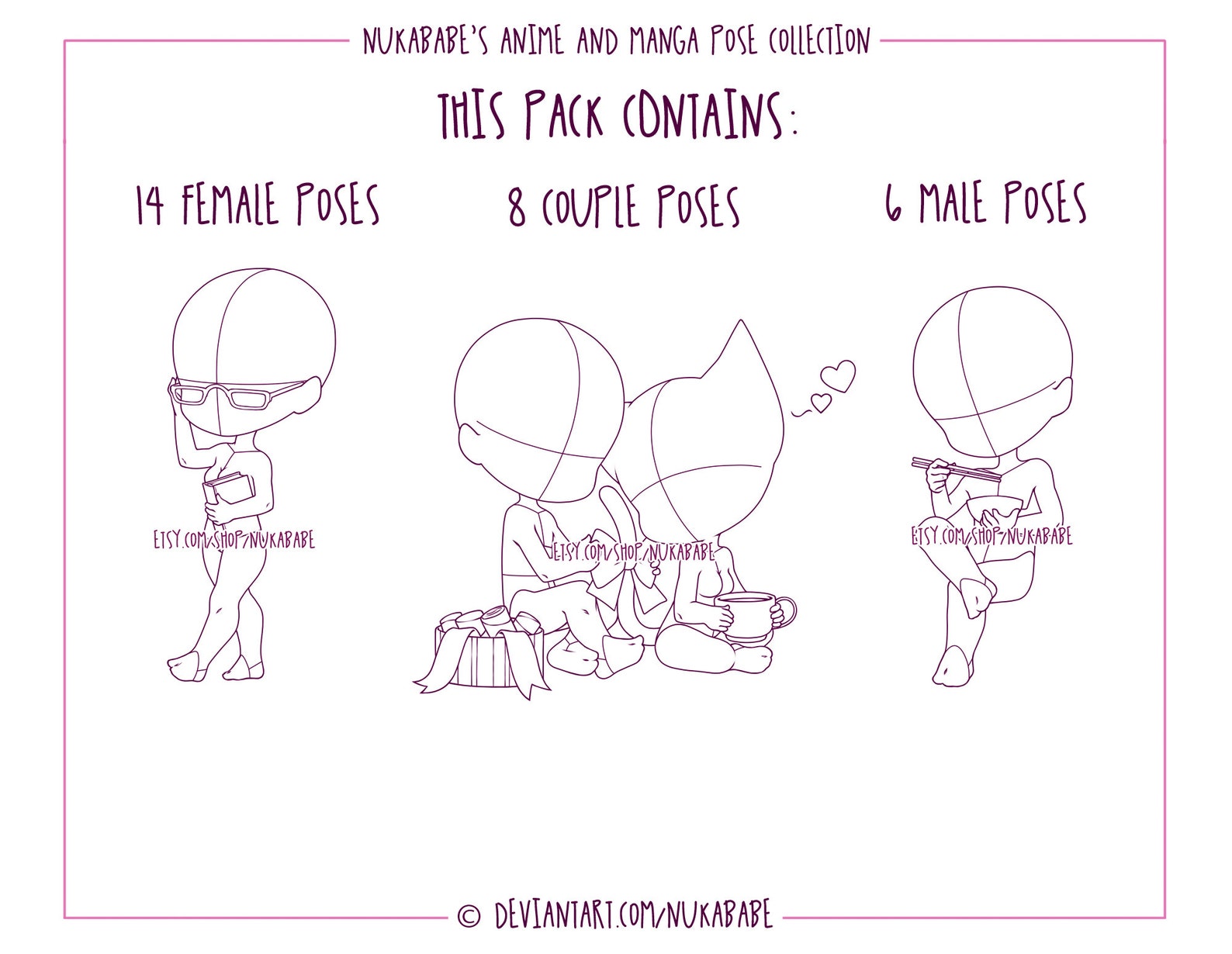 Chibi Procreate Stamp Procreate Character Stamp Chibi Base - Etsy