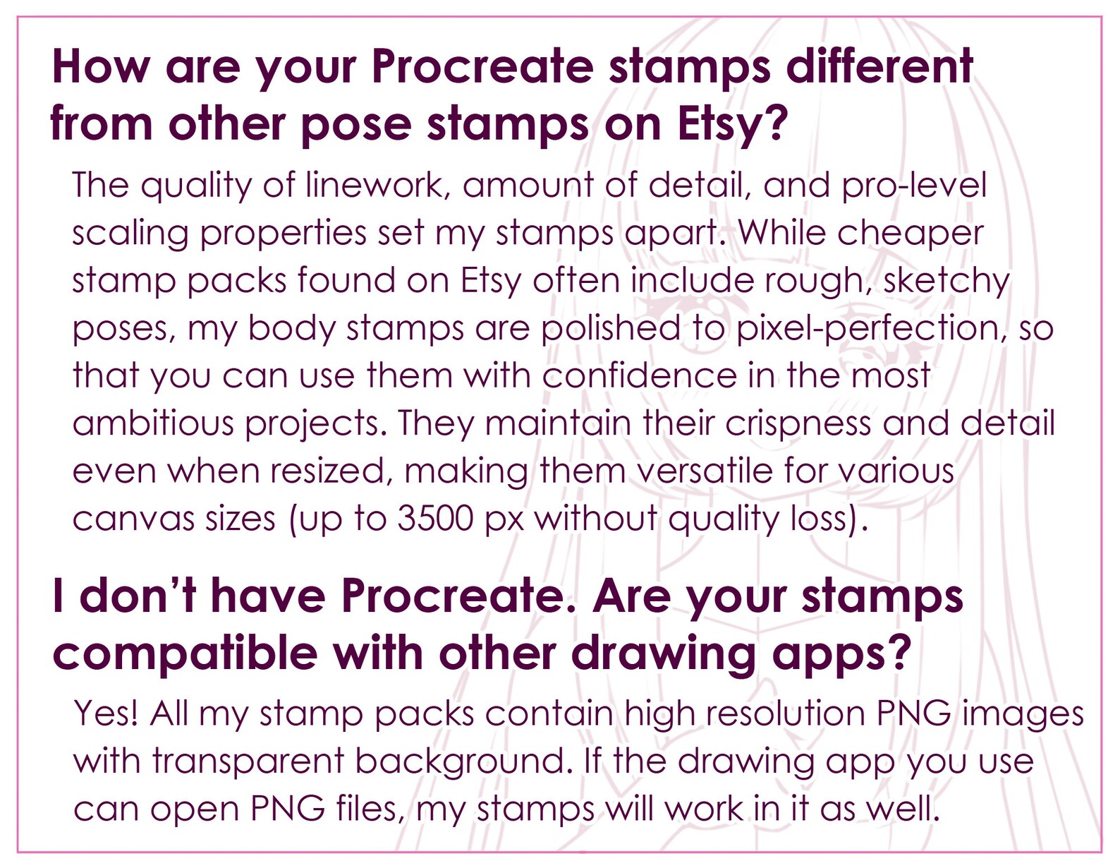 25 Anime Procreate Brushes, Anime Beginner Procreate Brush Set, Body ...