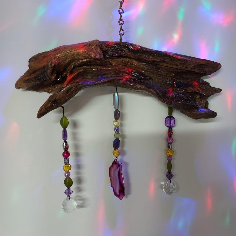 Driftwood Suncatcher - Etsy