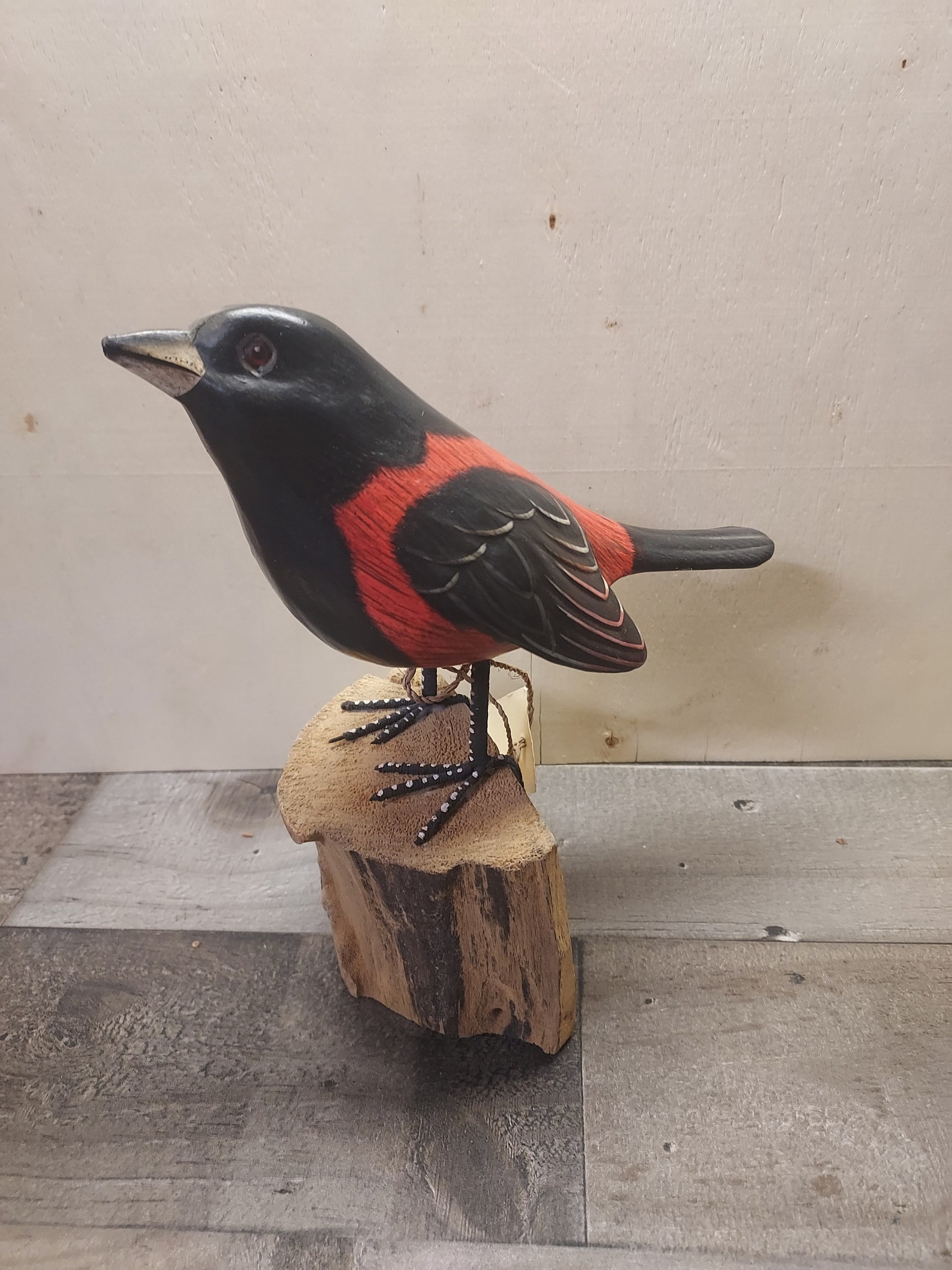 Wood Carved Bird - Etsy