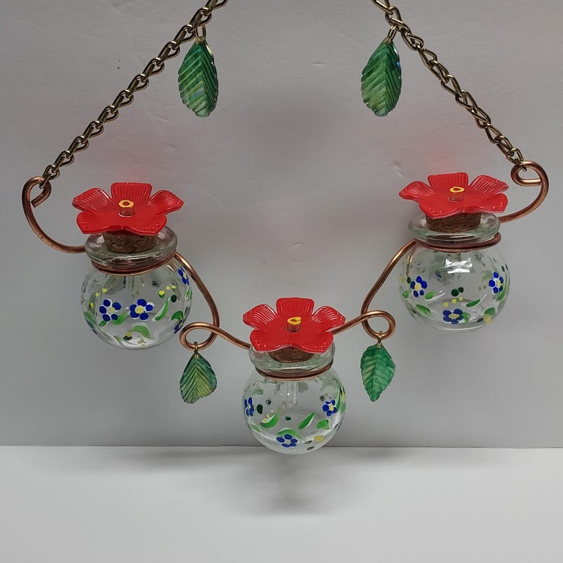 Hummingbird Feeder - Etsy