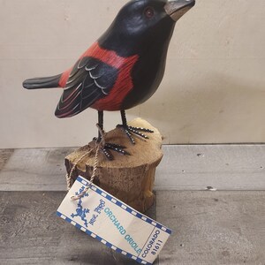 Wood Carved Bird - Etsy