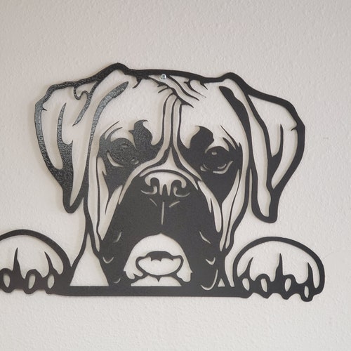 Boxer Boxer Gift Boxer Sign Dog Lover Gift Custom Street | Etsy