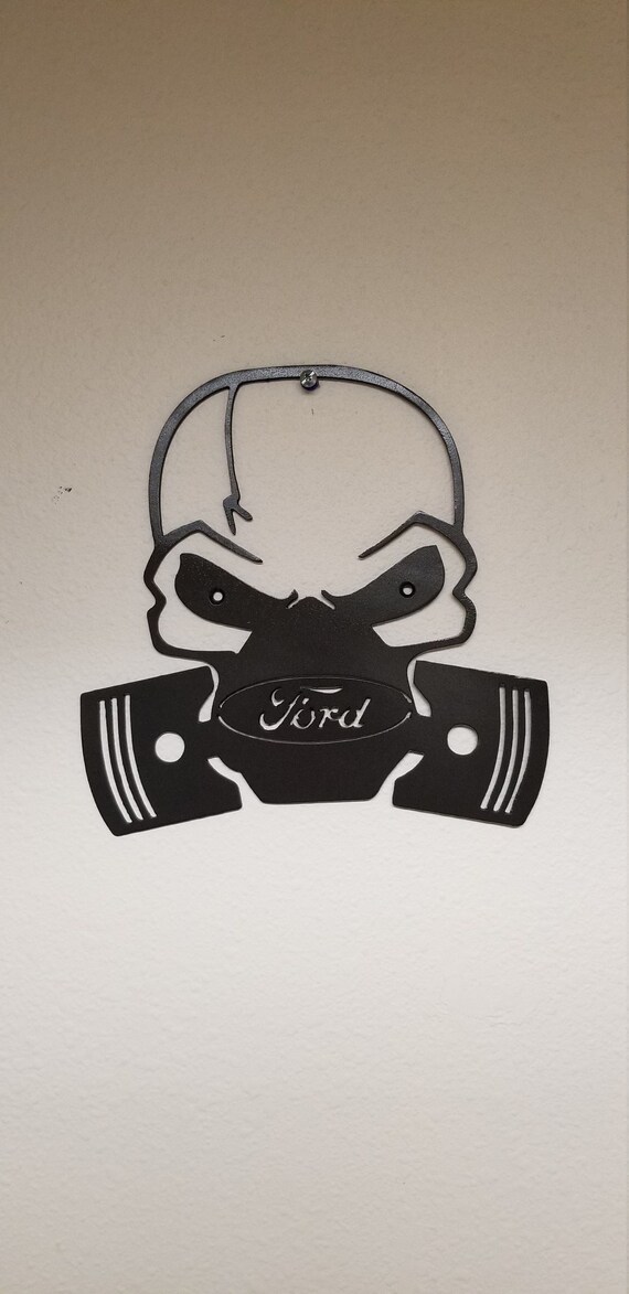 Ford Skull Wall Sign Plasma Cut Metal Art | Etsy