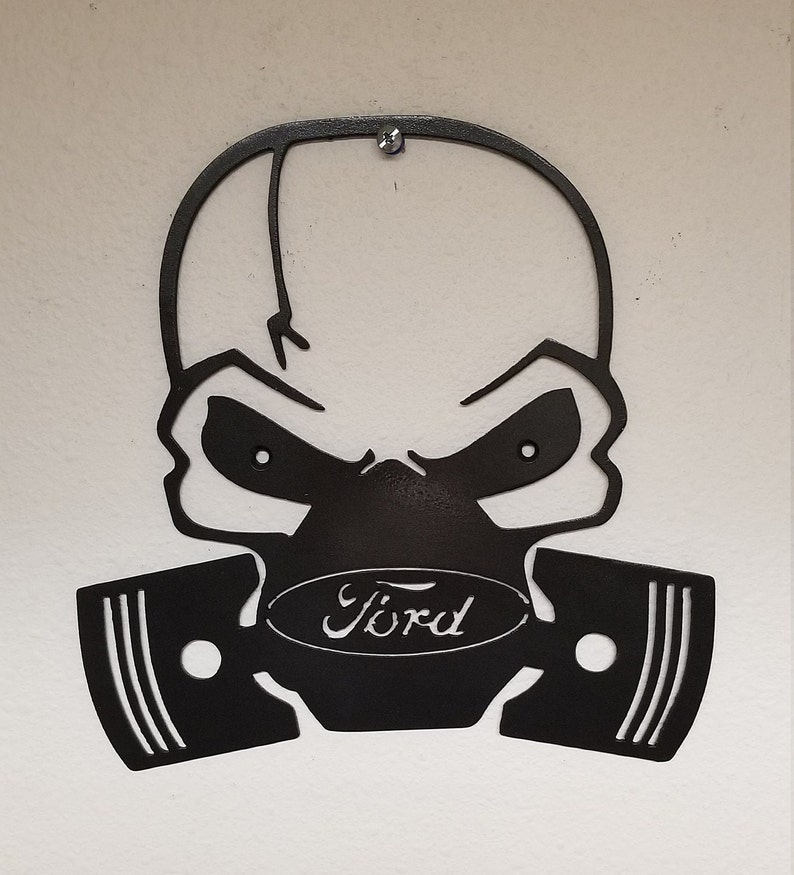 Ford Skull Wall Sign Plasma Cut Metal Art - Etsy