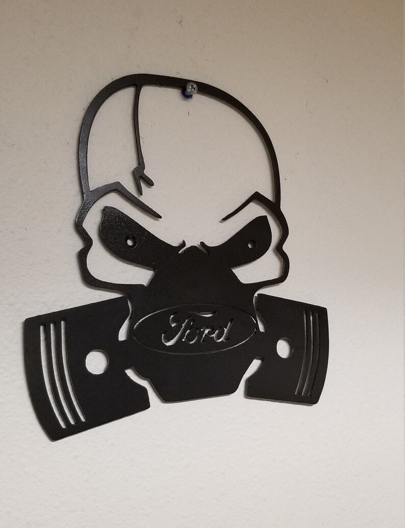 Ford Skull Wall Sign, Plasma Cut Metal Art - Etsy