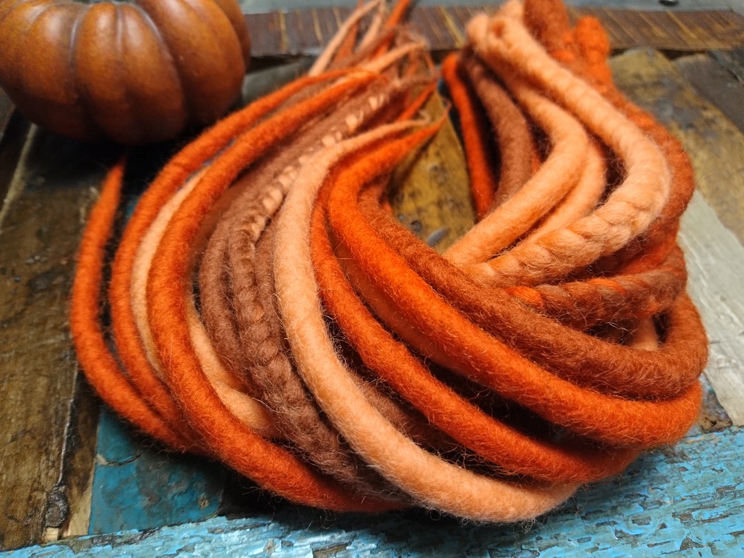 30-80 Cm SE DE Accent Wool Dreads Extensions Fake Dreadlocks - Etsy