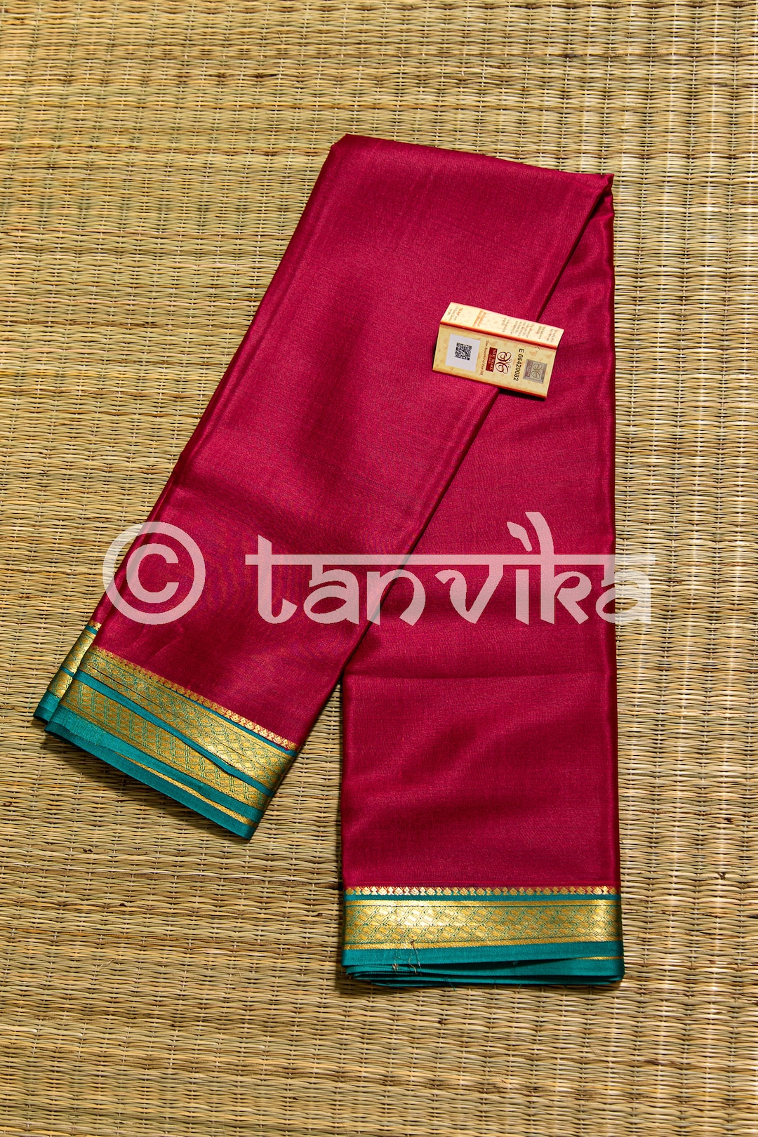 Gorgeous Pure Mysore Handloom Silk Saree | SILK MARK CERTIFIED Bridal ...