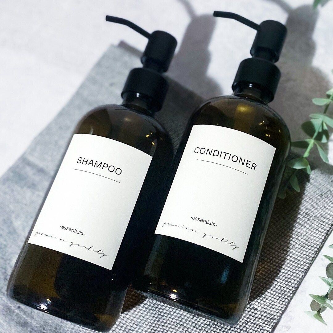 Water-resistant Soap Dispenser Labels/ Bathroom Organization/ Modern ...