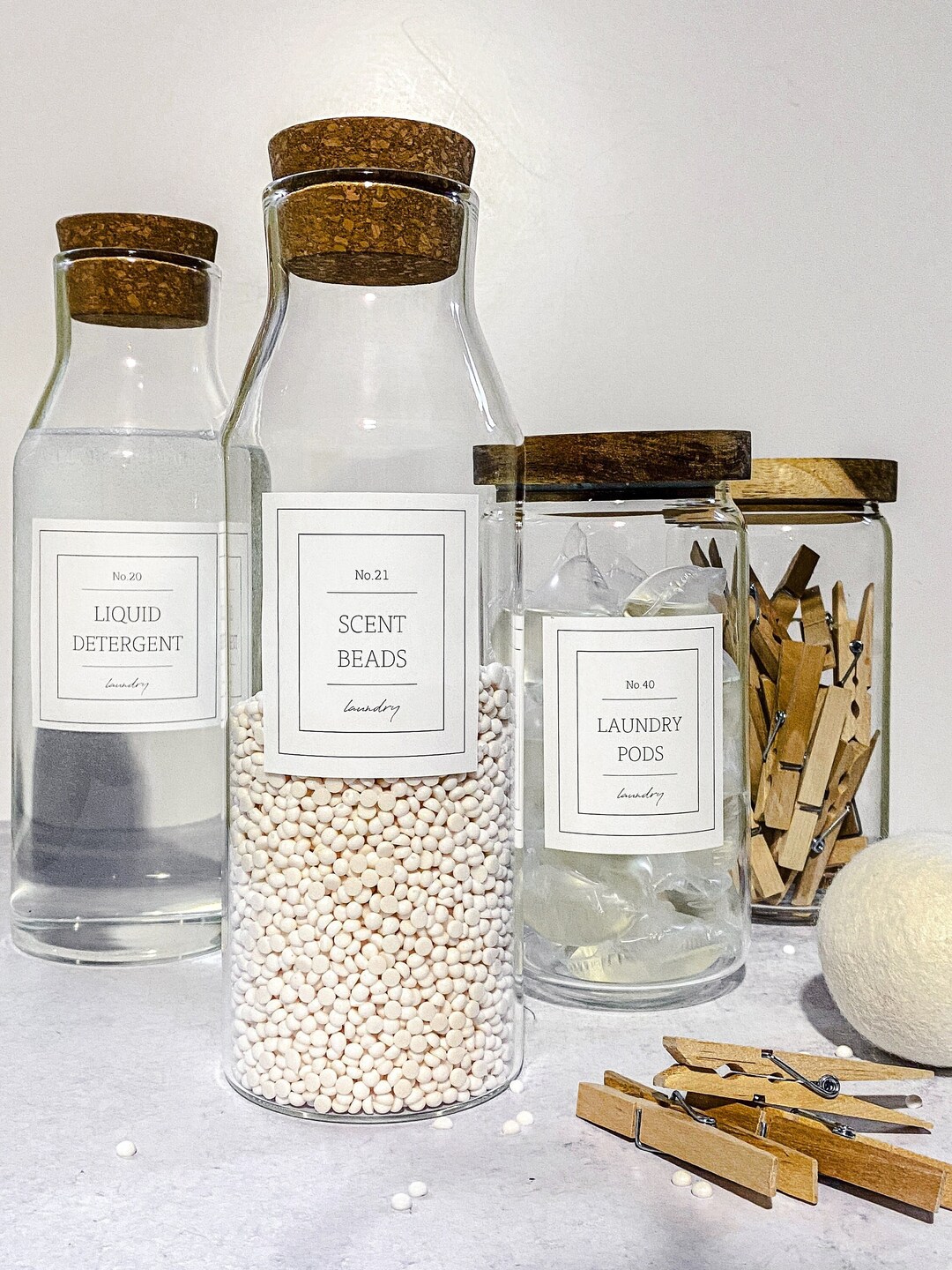 Laundry Labels/customizable Laundry Labels/container Labels for Laundry ...