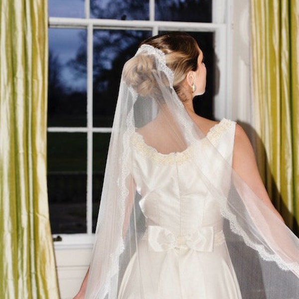 Silk Tulle Veil - Etsy