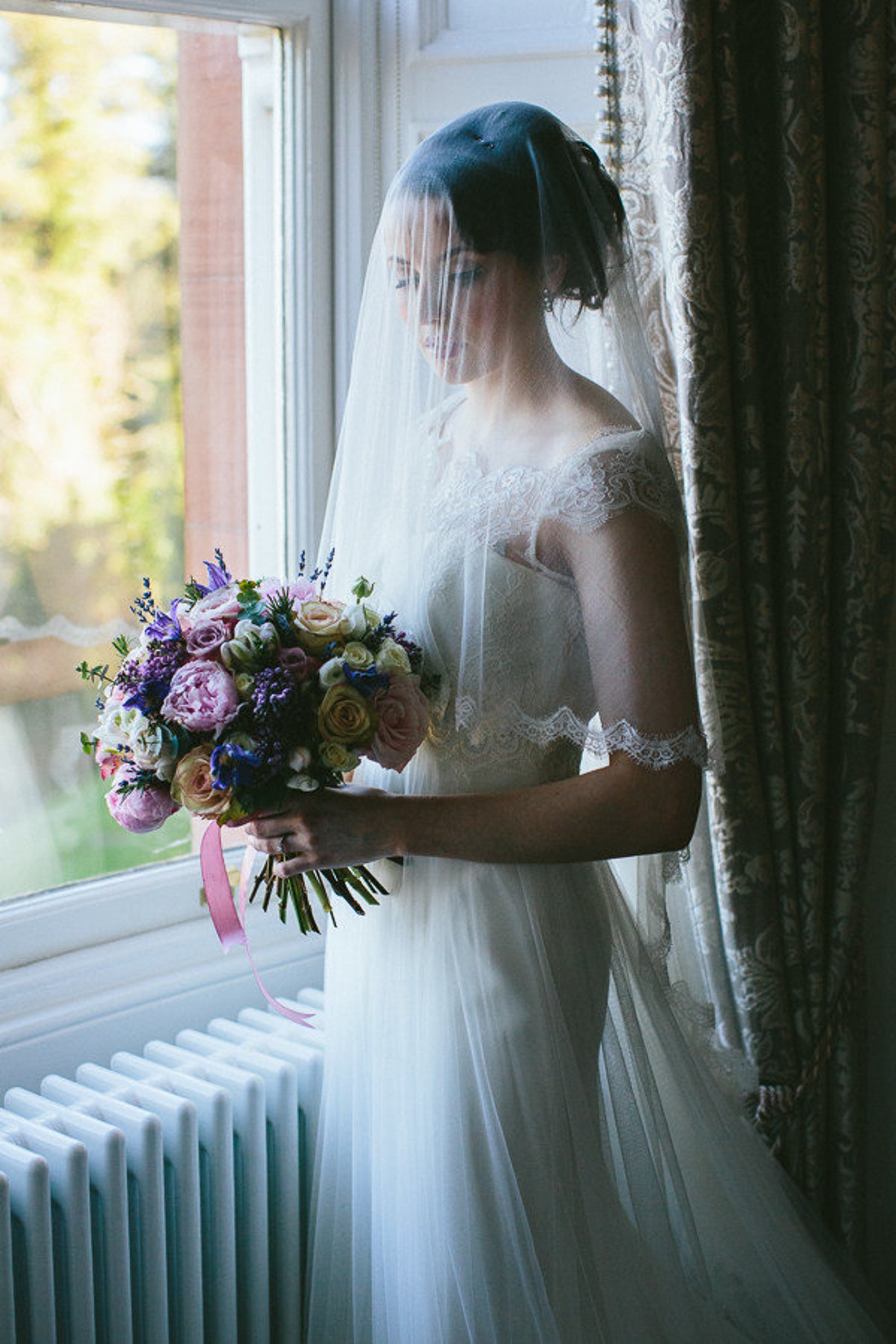 Kate Middleton, Silk Wedding Veil, Lace Drop Veil, Silk Tulle ...