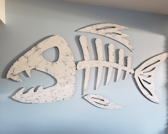 Wooden Fish Bones - Etsy