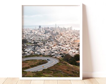 San Francisco, California Photo Print | SF Bay Area Poster | Palm Tree ...