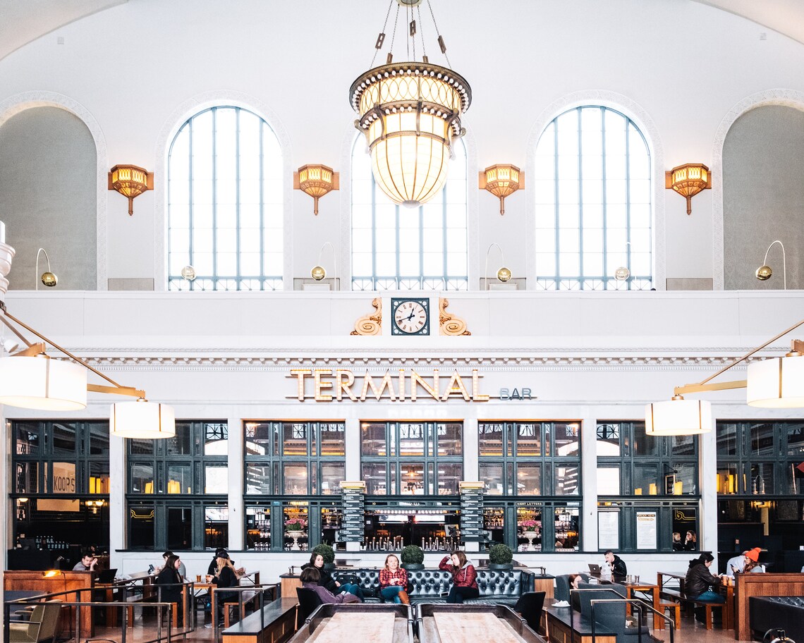 Denver Union Station Wall Art, Iconic Colorado Architecture Art Print ...