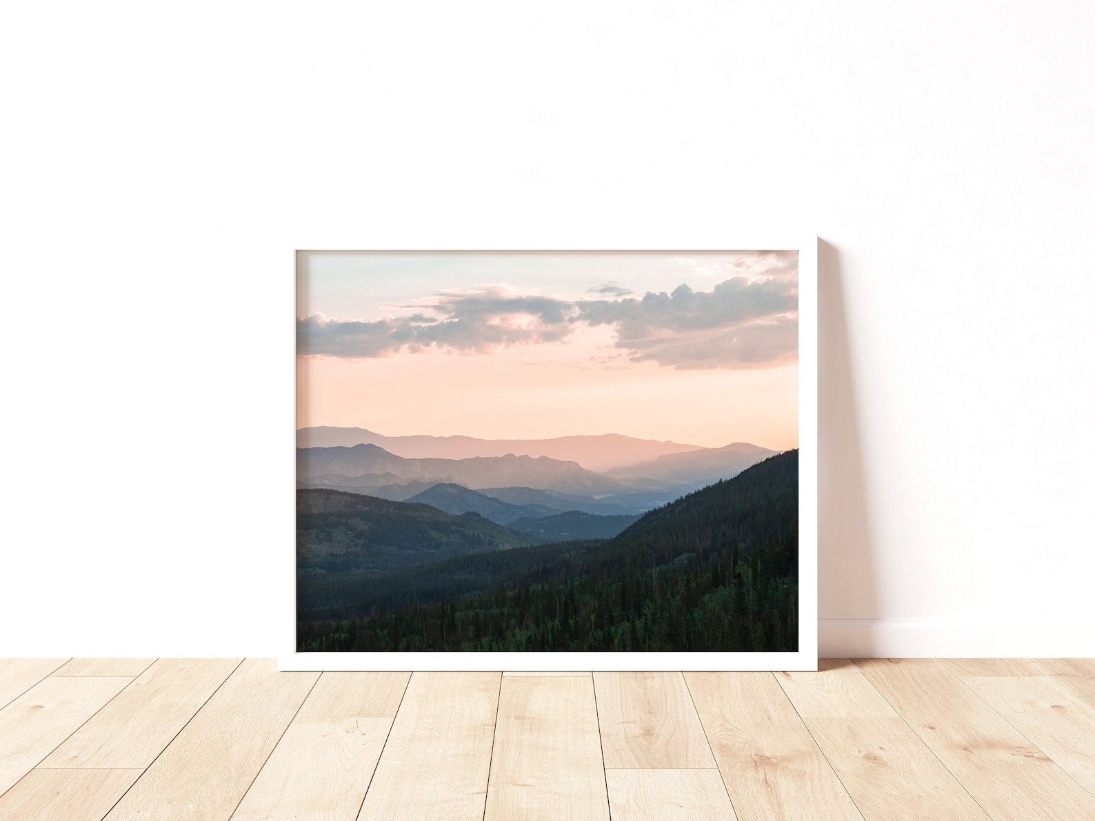 Colorado Mountain Range Sunrise, Mountain Wall Art, Rocky Mountain ...