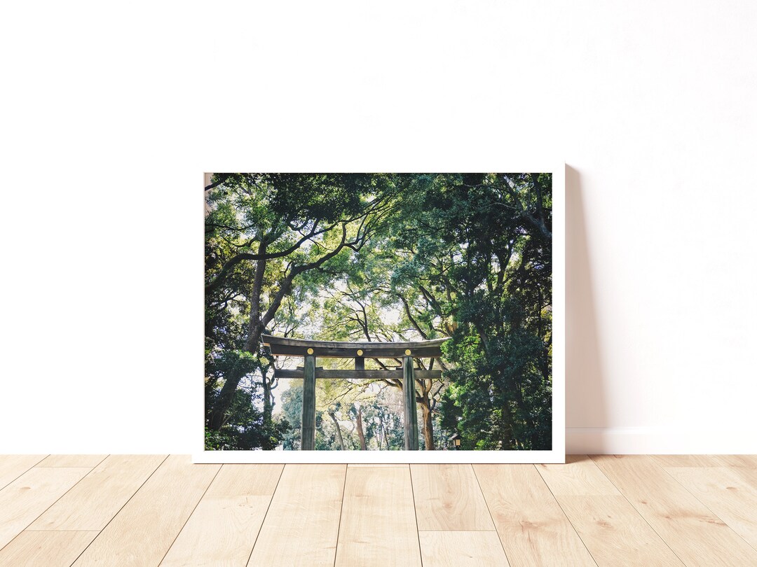 Tokyo Japan Photo Art Print, Nature Forest Wall Art - Etsy