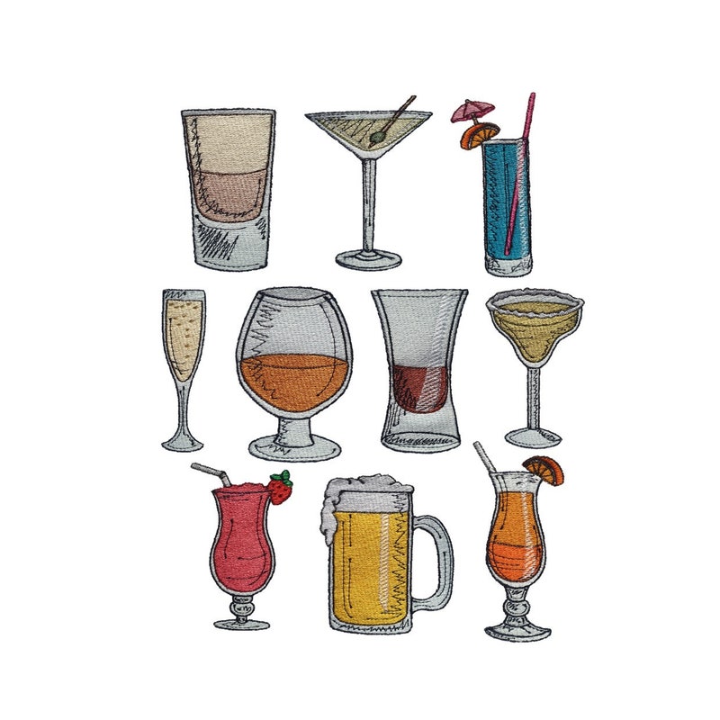 Beer Embroidery Designs - Etsy