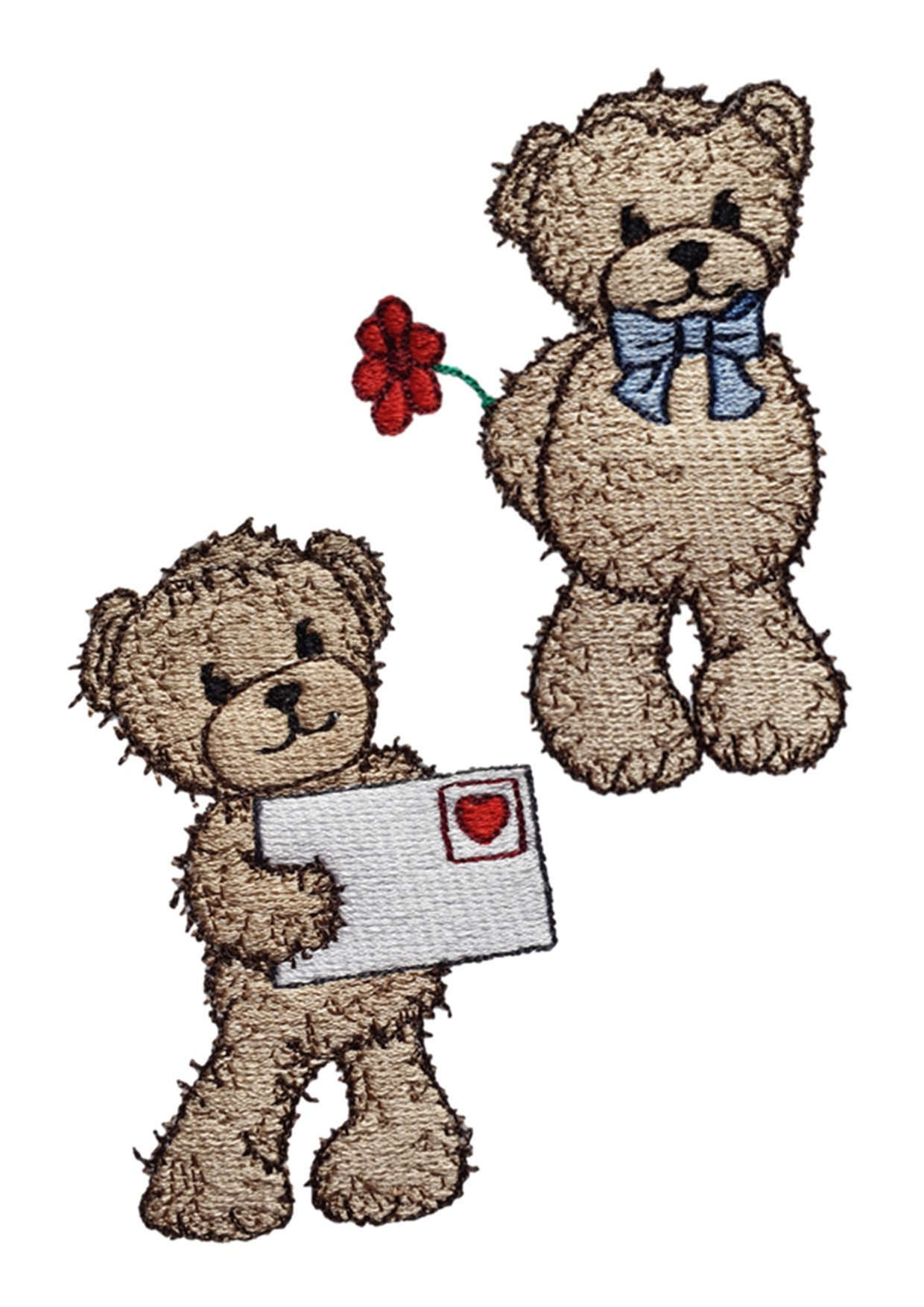 Teddy Love Set of 10 Filled Stitch Machine Embroidery Designs/teddy ...