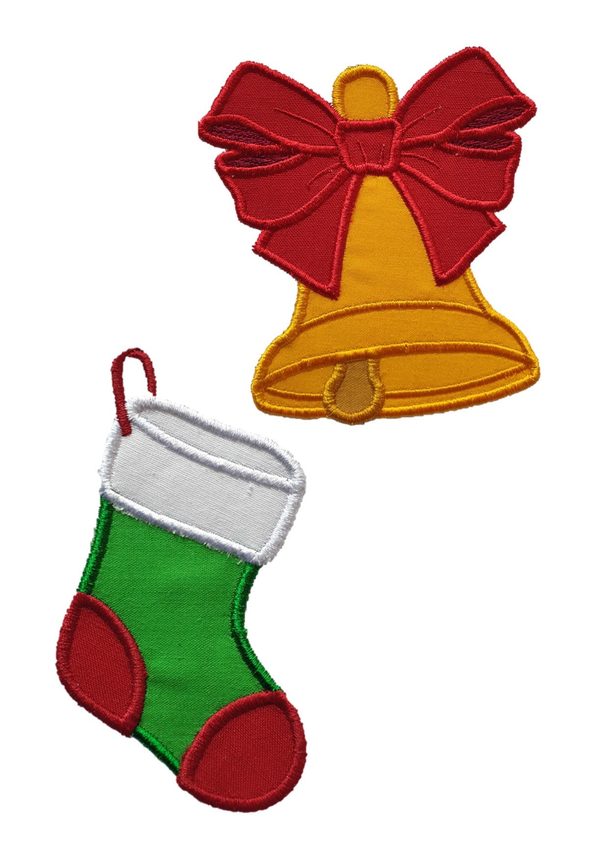 Applique Jingle Bells Set of 10 Applique Machine Embroidery Designs ...
