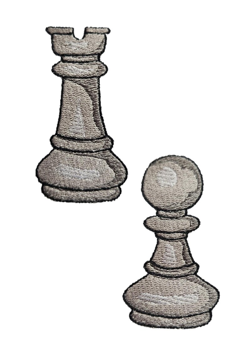 Chess Set of 10 Filled Stitch Machine Embroidery Designs - Etsy