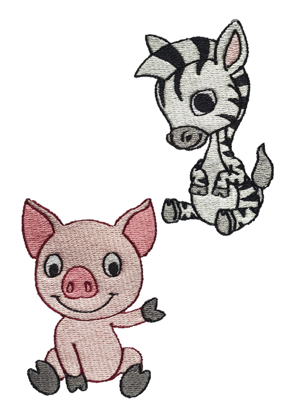 Baby Animals Set of 10 Filled Stitch Machine Embroidery Designs - Etsy