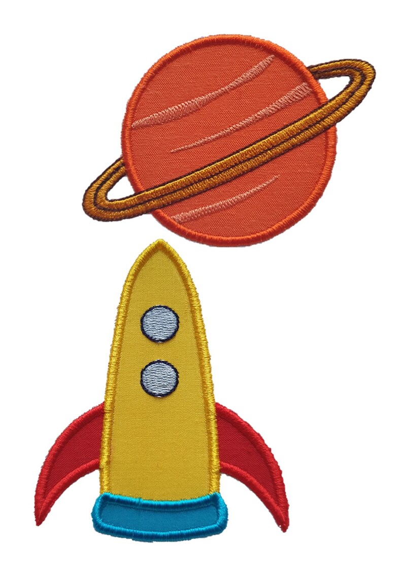 Outer Space Applique Set of 10 Machine Embroidery Designs/planets/space ...