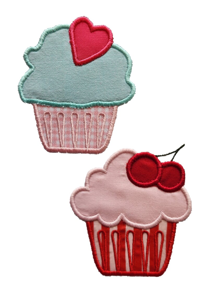 Applique Cupcakes Set of 10 Machine Embroidery Designs - Etsy