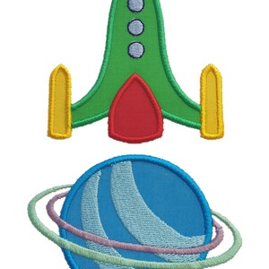 Outer Space Applique Set of 10 Machine Embroidery Designs/planets/space ...