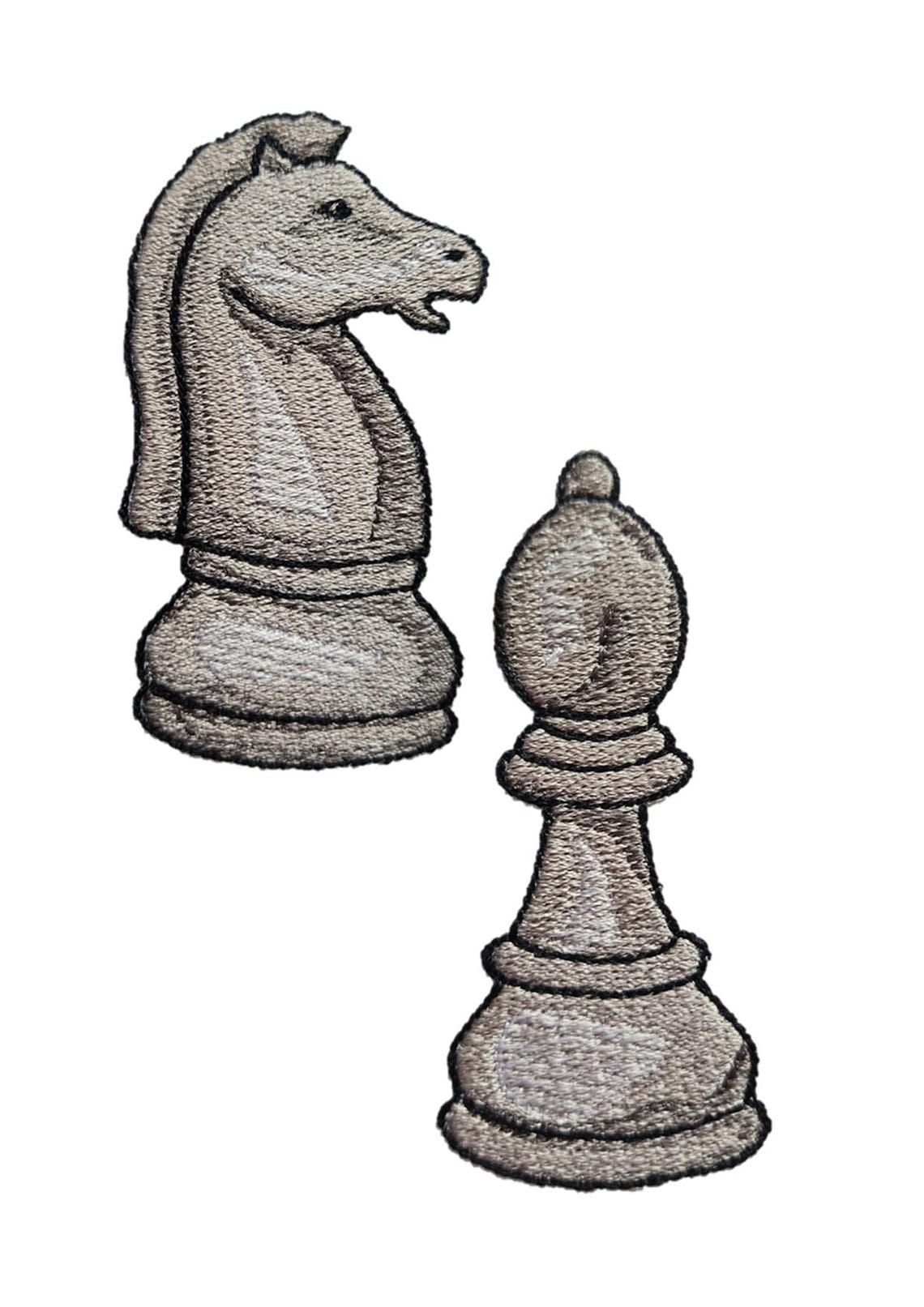 Chess Set of 10 Filled Stitch Machine Embroidery Designs - Etsy