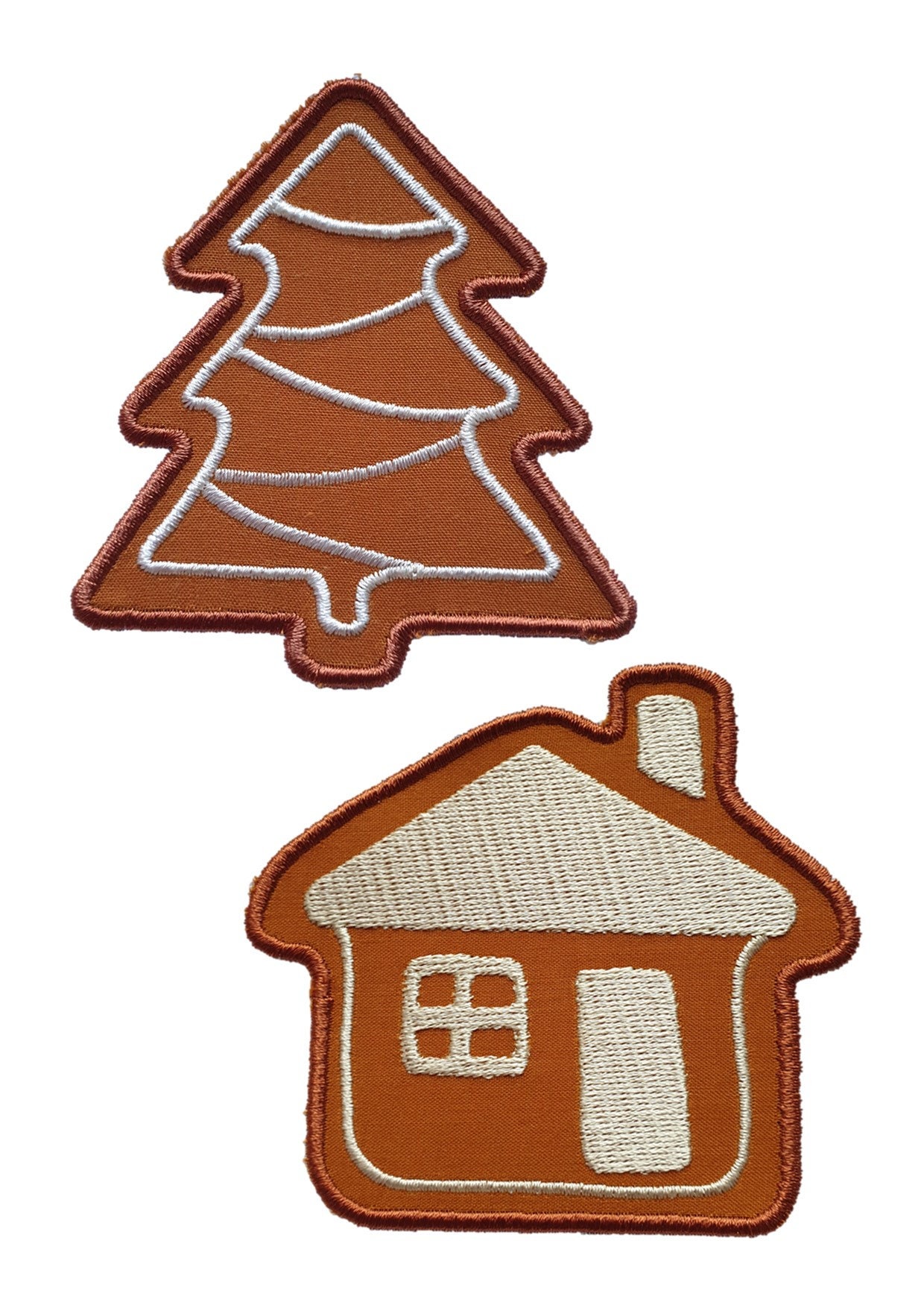 Gingerbread Set of 10 Applique Machine Embroidery Design/christmas ...