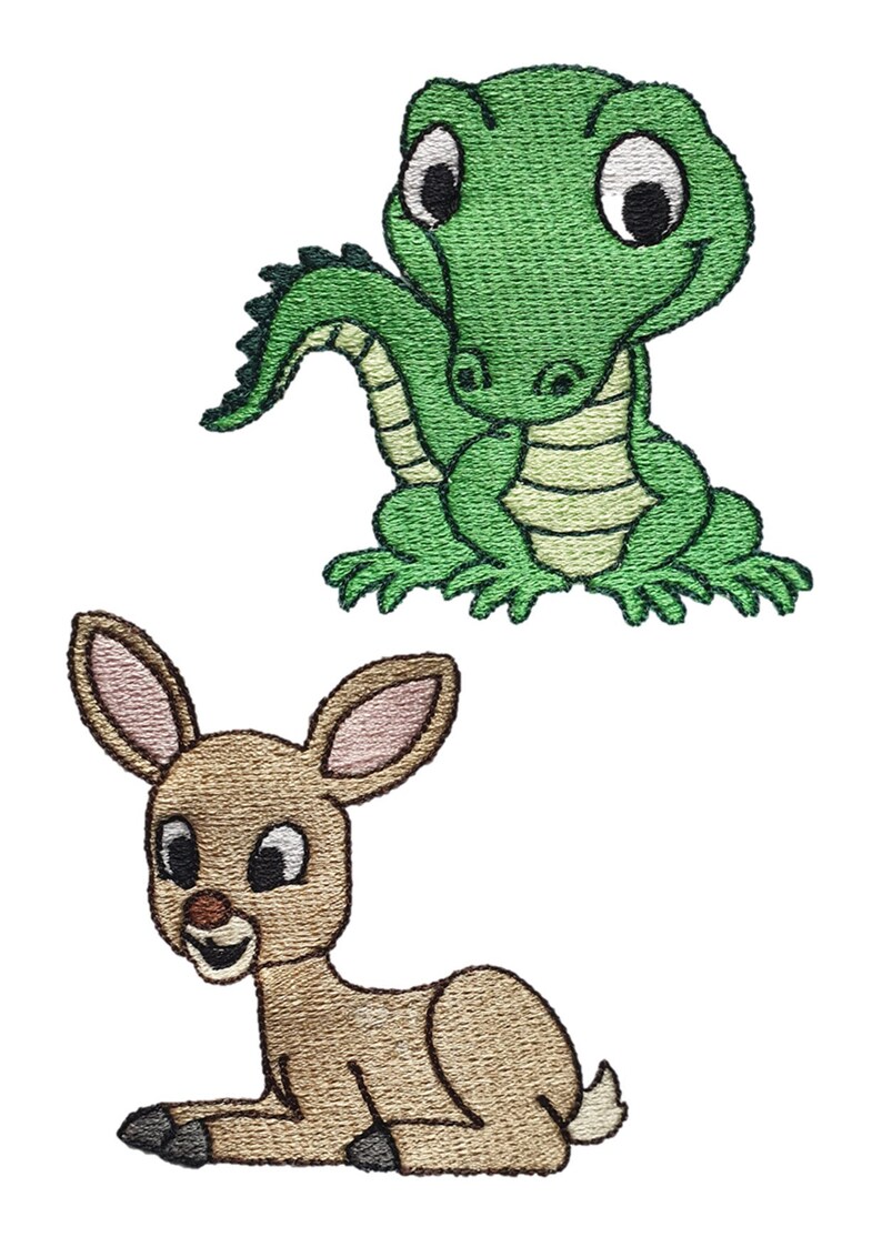 Baby Animals Set of 10 Filled Stitch Machine Embroidery Designs - Etsy