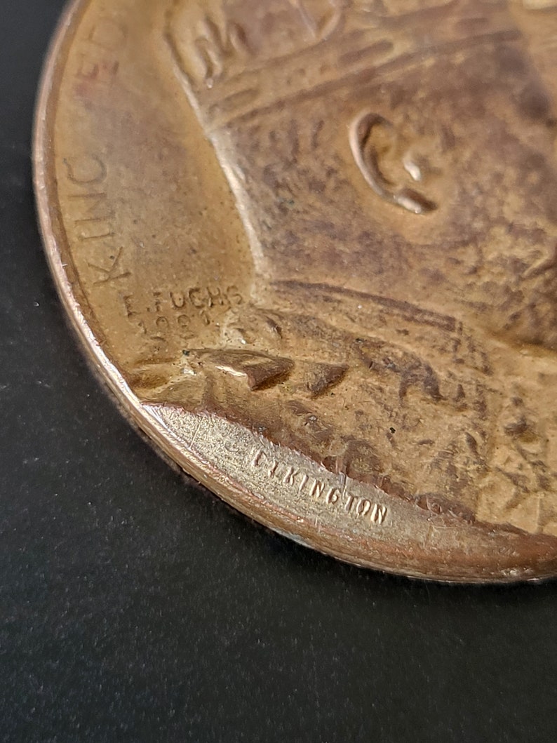 King Edward VII Commemorative 1902 Coronation Celebration Medal - E ...