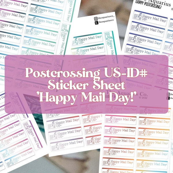 Postcrossing Sticker - Etsy