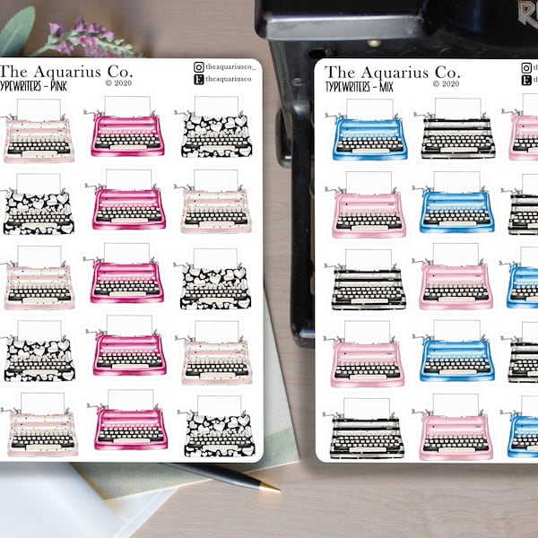 Writer Stickers - Etsy