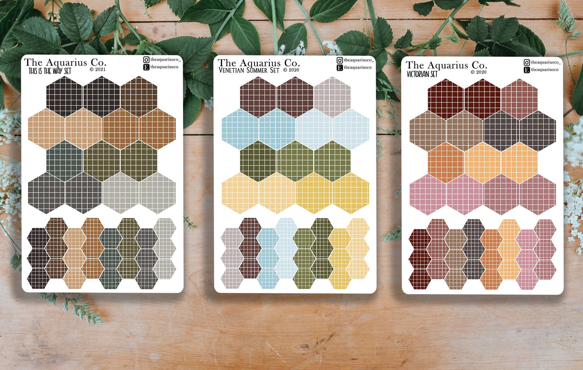 Honeycomb Bullet Journal Stickers Functional Hexagon Sticker - Etsy